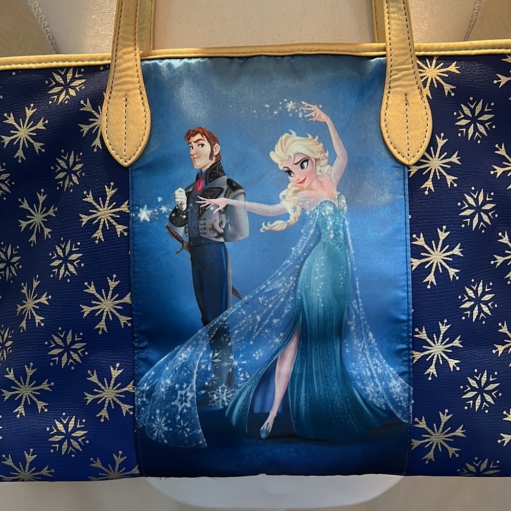 Disney Frozen Elsa & Hans Faux Leather Purse - Gem